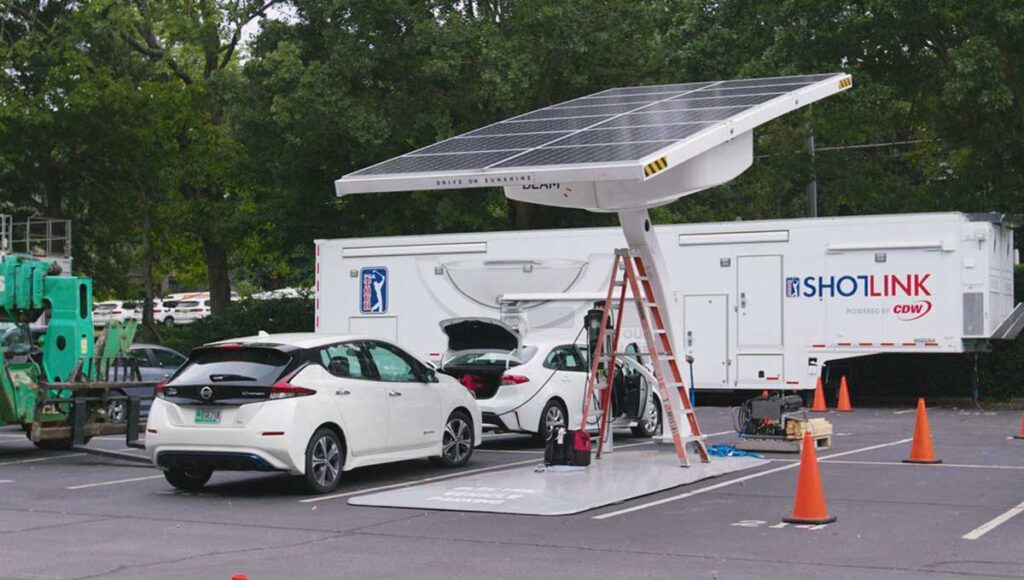 The PGA TOUR innovates with solar-powered ShotLink at the RSM Classic ...